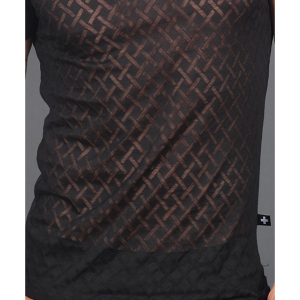 Andrew Christian - Hard Burnout Harness Tee - Zwart