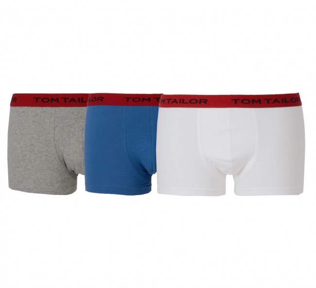 Tom Tailor Boxershorts 3 Stuks Melange-Red